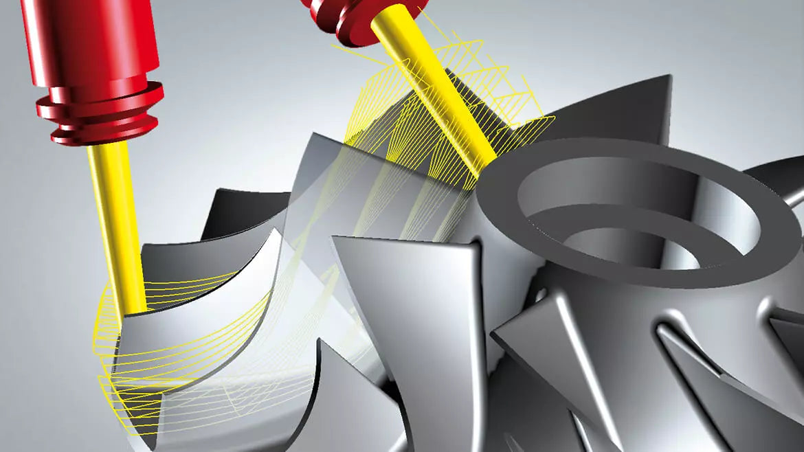 Specialized Cutting Tool for Impellers and Blisks - Tapered Ball Nose